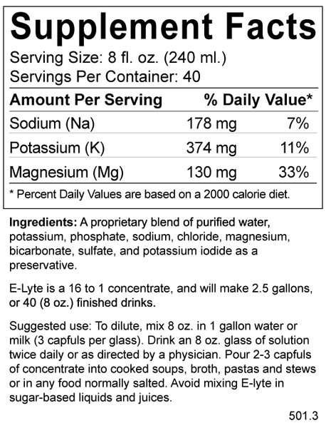 BodyBio E-Lyte Balanced Electrolyte Concentrate – BodyBio-Staging